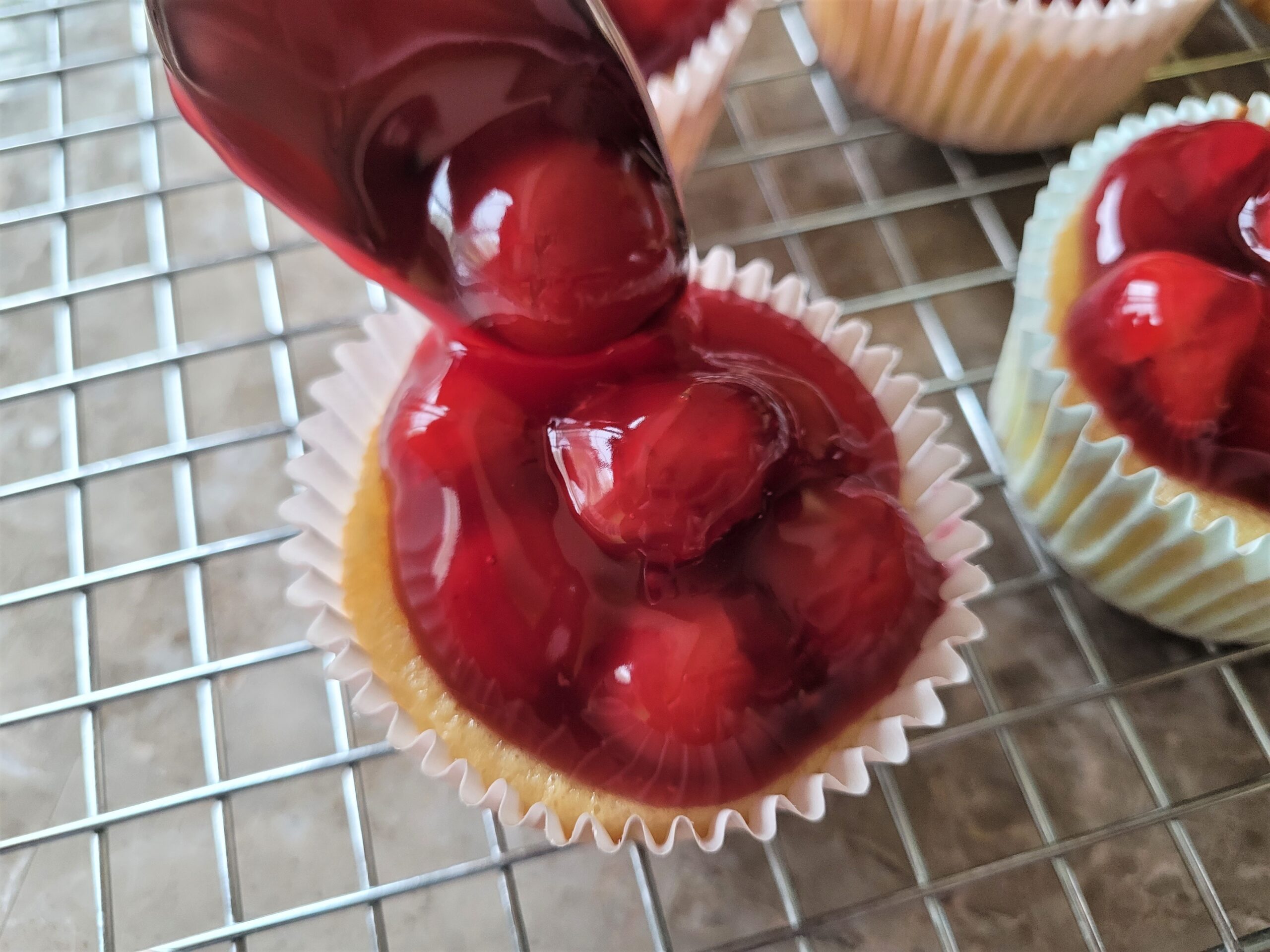 "Two-Bite" Fruit-Topped Cheesecakes — Chicken Soup with Dumplings